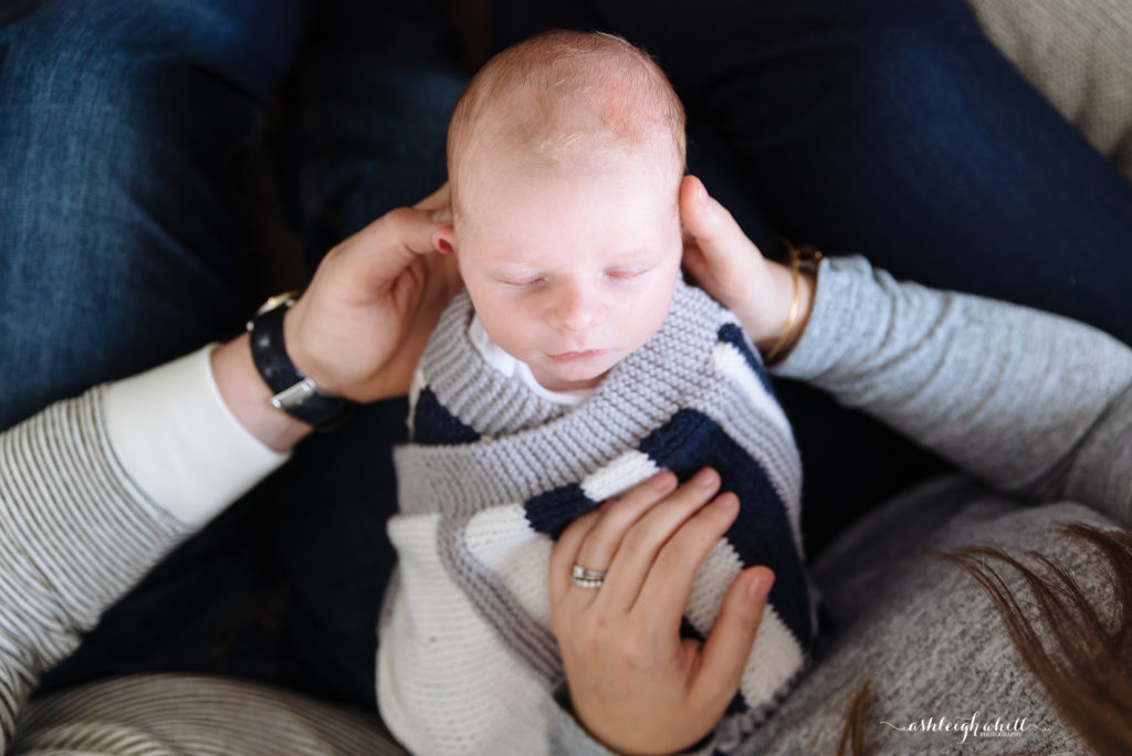 Baby Harrison at Home - Cleveland Area Newborn Photographer | Ashleigh ...