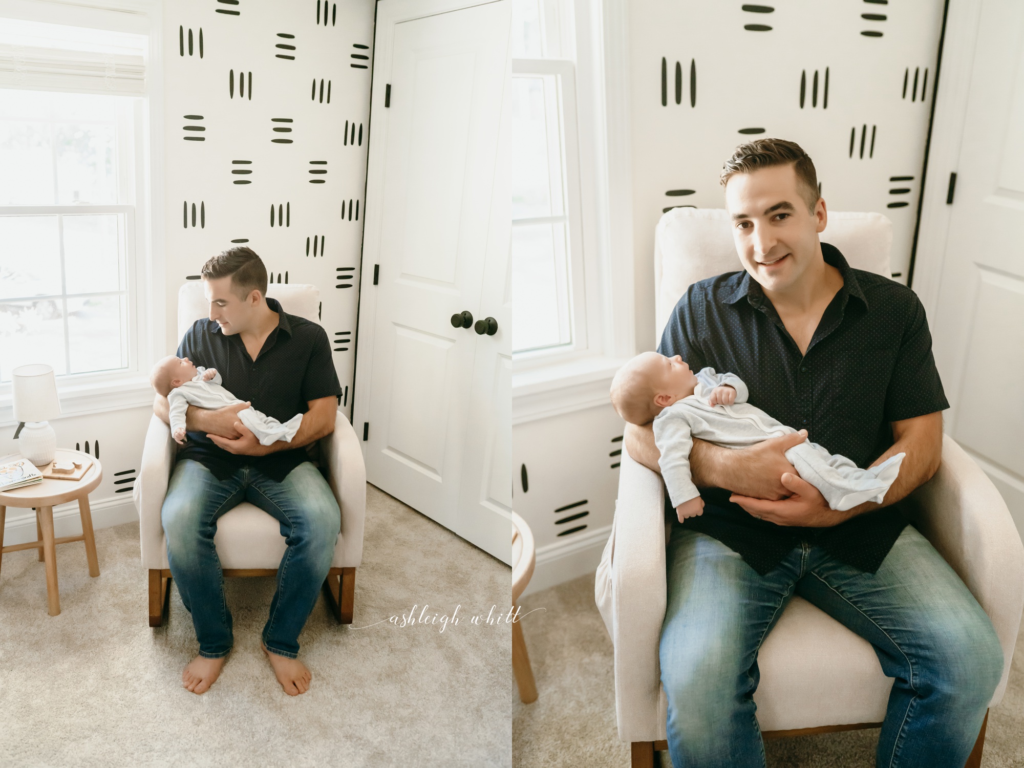 Baby Niko at Home - Newborn Photographers Westlake Ohio | Ashleigh Whitt